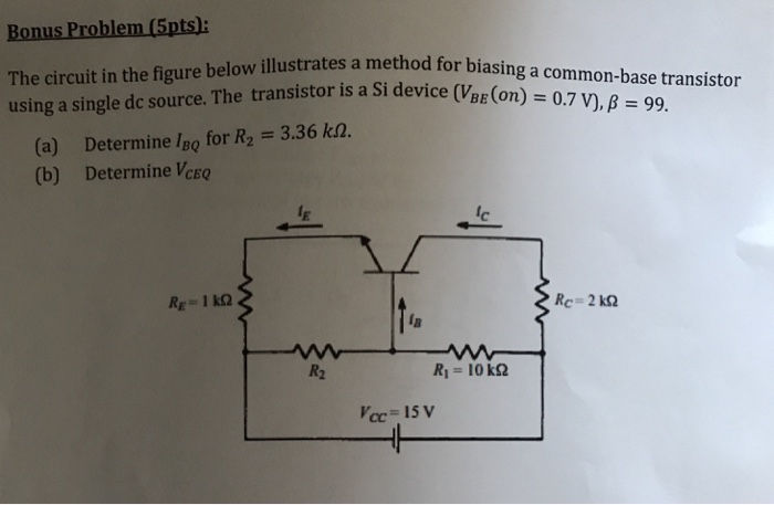 Solved Bonus Problem (5pts): The circuit in the figure below | Chegg.com