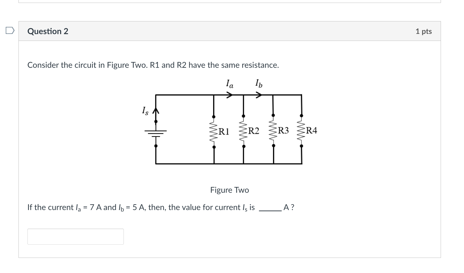 Solved Consider the circuit in Figure Two. R1 and R2 have | Chegg.com