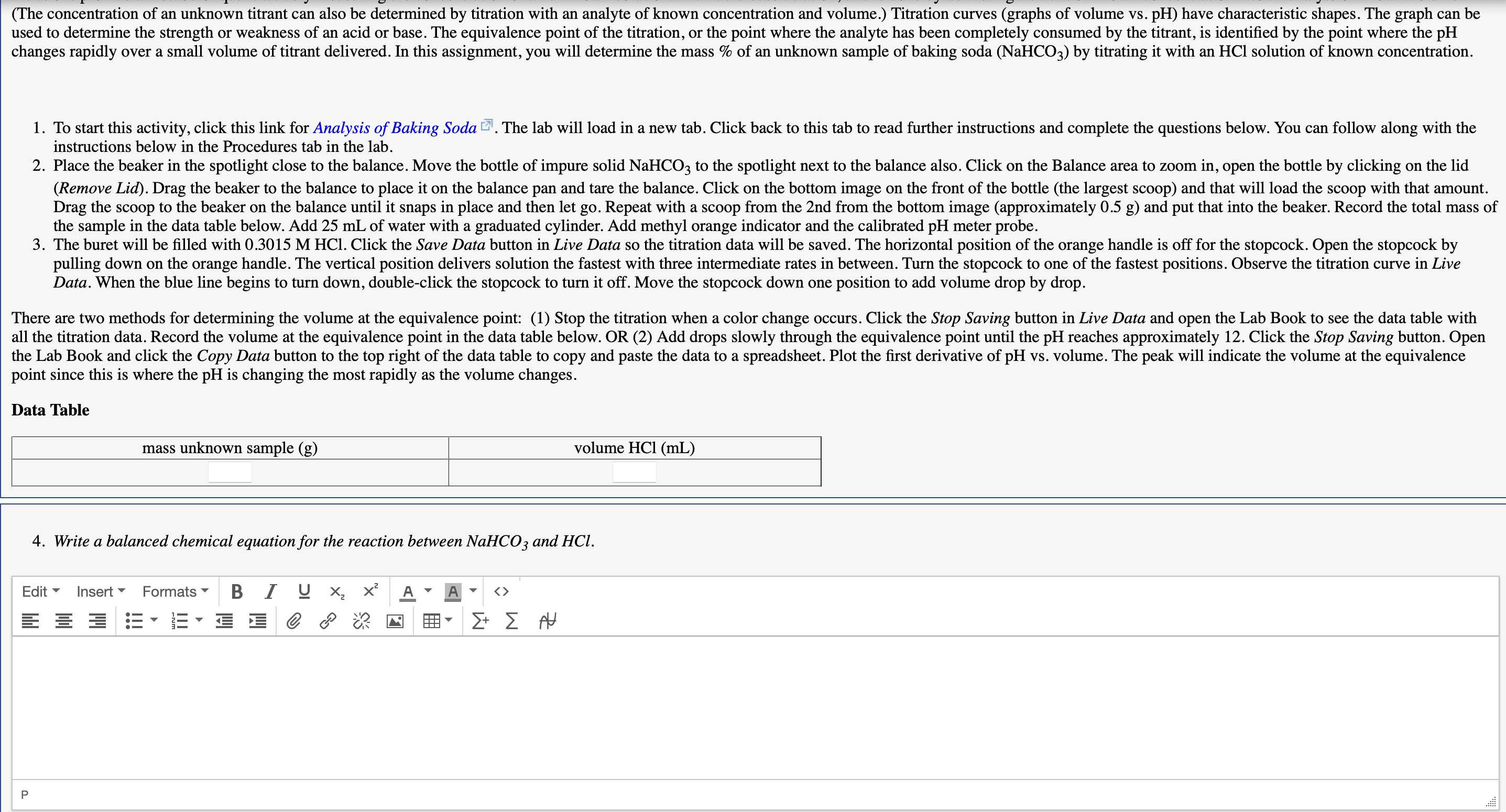 Solved instructions below in the Procedures tab in the | Chegg.com
