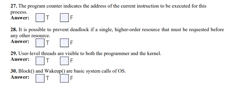 Solved 27. The program counter indicates the address of the | Chegg.com