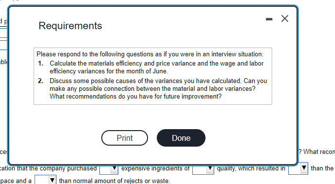 Solved Data table The chocolatier manufactures truffles in | Chegg.com