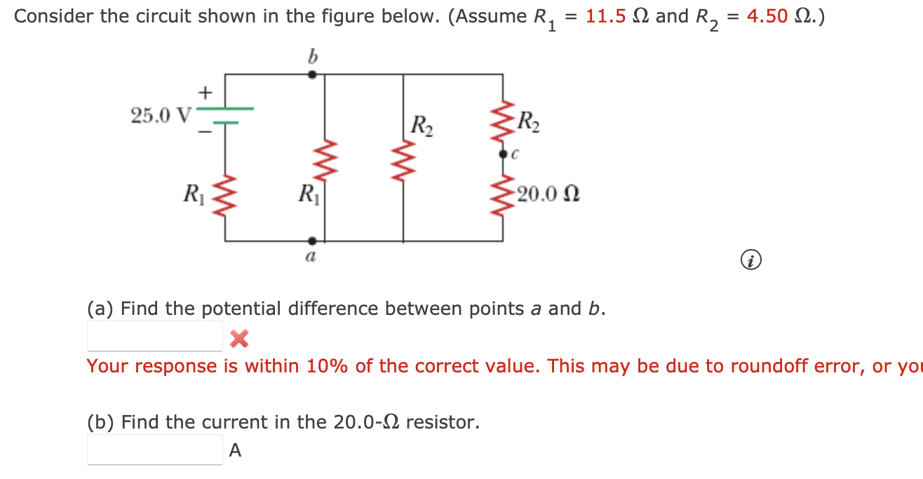 Solved Consider the circuit shown in the figure below. | Chegg.com