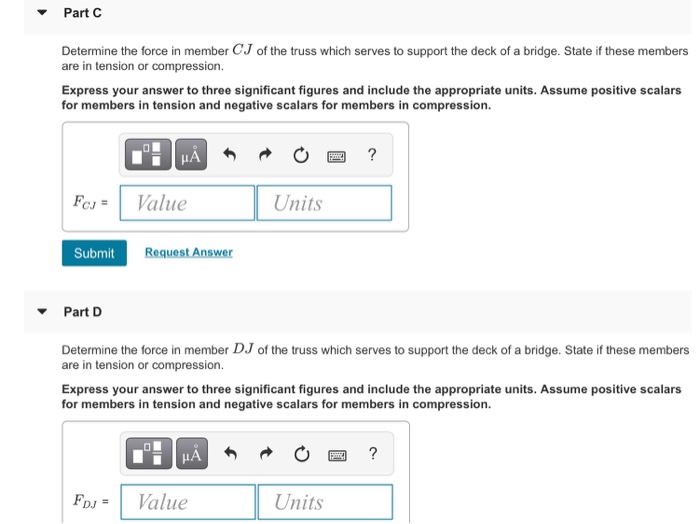 Solved PartA Determine the force in member KJ of the truss | Chegg.com Solved PartA Determine the force in member KJ of the truss | Chegg.com