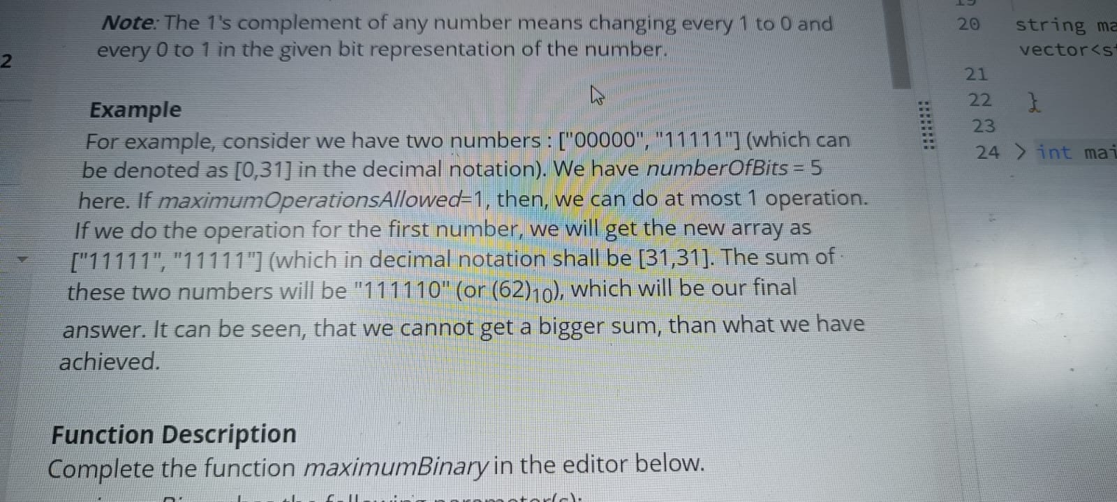 Solved Explanation Choose the second number and take its 1 | Chegg.com