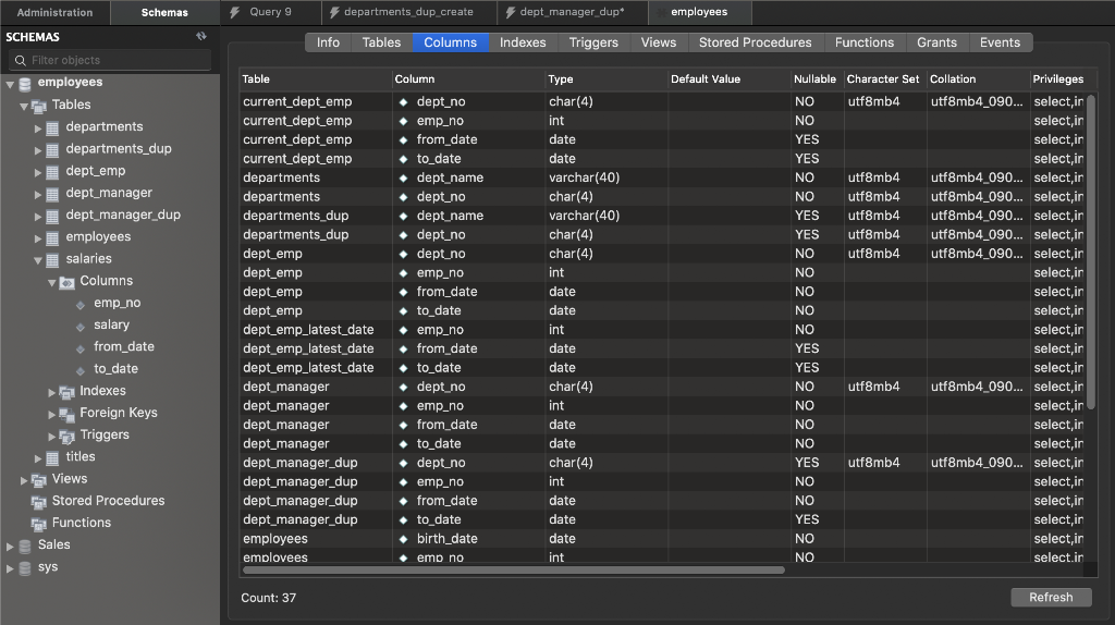 Solved 22. Create a new temporary database named tempdb and | Chegg.com