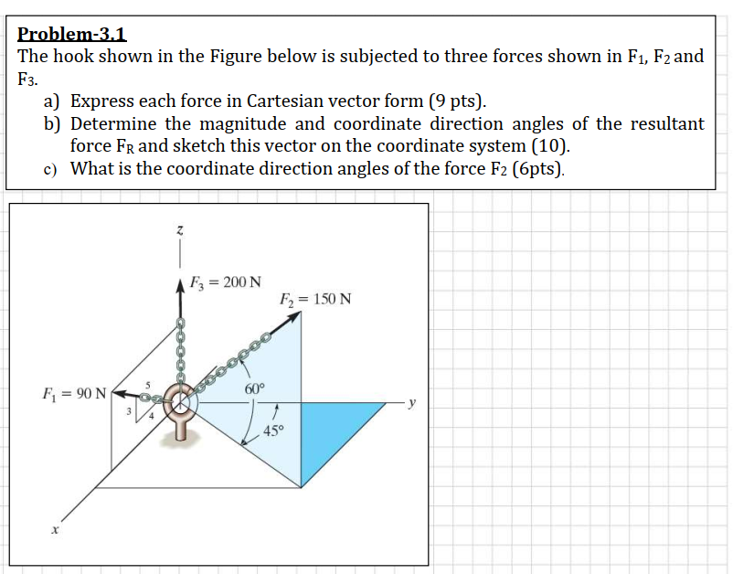 Solved Problem 3 1 The Hook Shown In The Figure Below Is