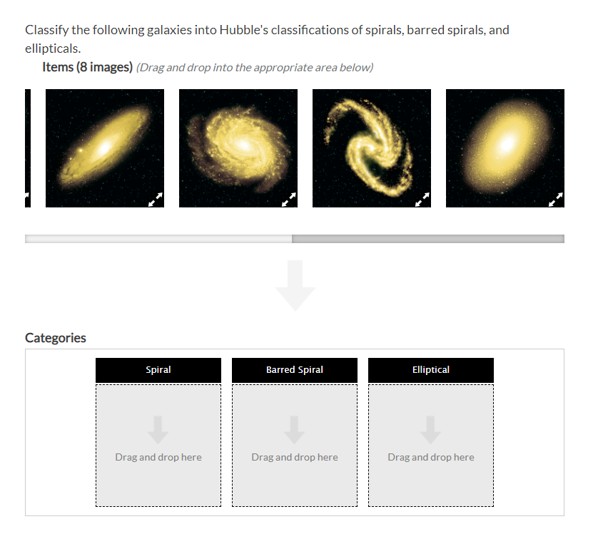 Solved Classify the following galaxies into Hubble's | Chegg.com