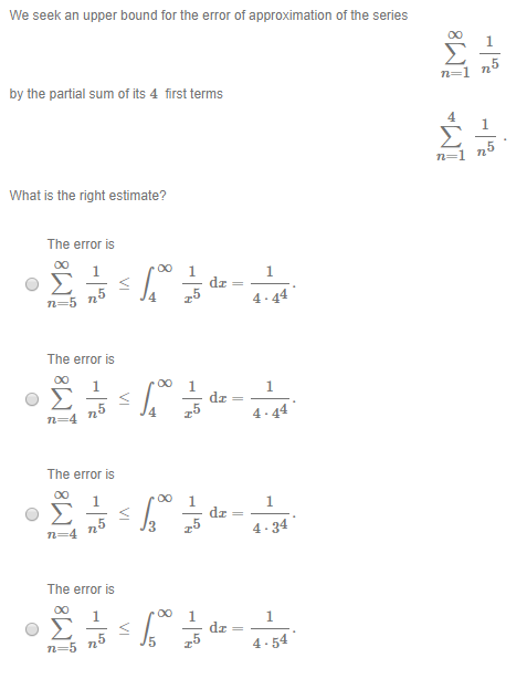 Solved We seek an upper bound for the error of approximation | Chegg.com