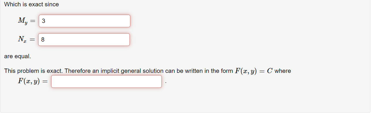 Solved In this problem we consider an equation in | Chegg.com