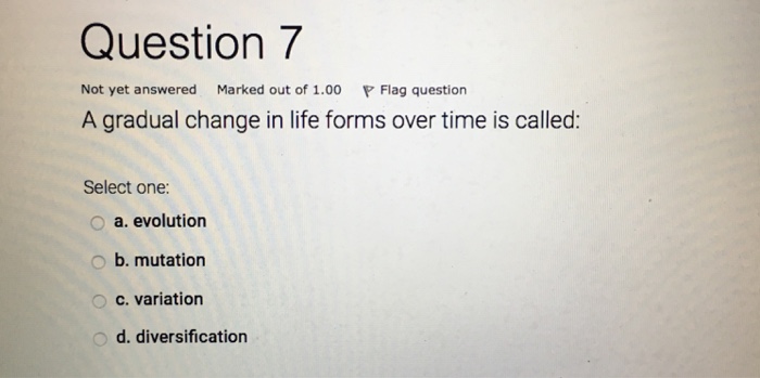 Solved Question 6 Not yet answered Marked out of 1.00 F Flag | Chegg.com