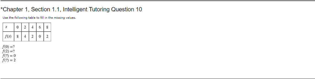 Solved Chapter 1, Section 1.1, Intelligent Tutoring Question | Chegg.com