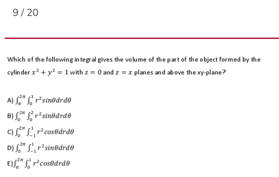 Solved Which of the following is the maximum value of Duf at | Chegg.com