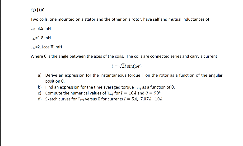 Solved ECED 3102 - Assignment 3 Due: October 18th 2021 at | Chegg.com