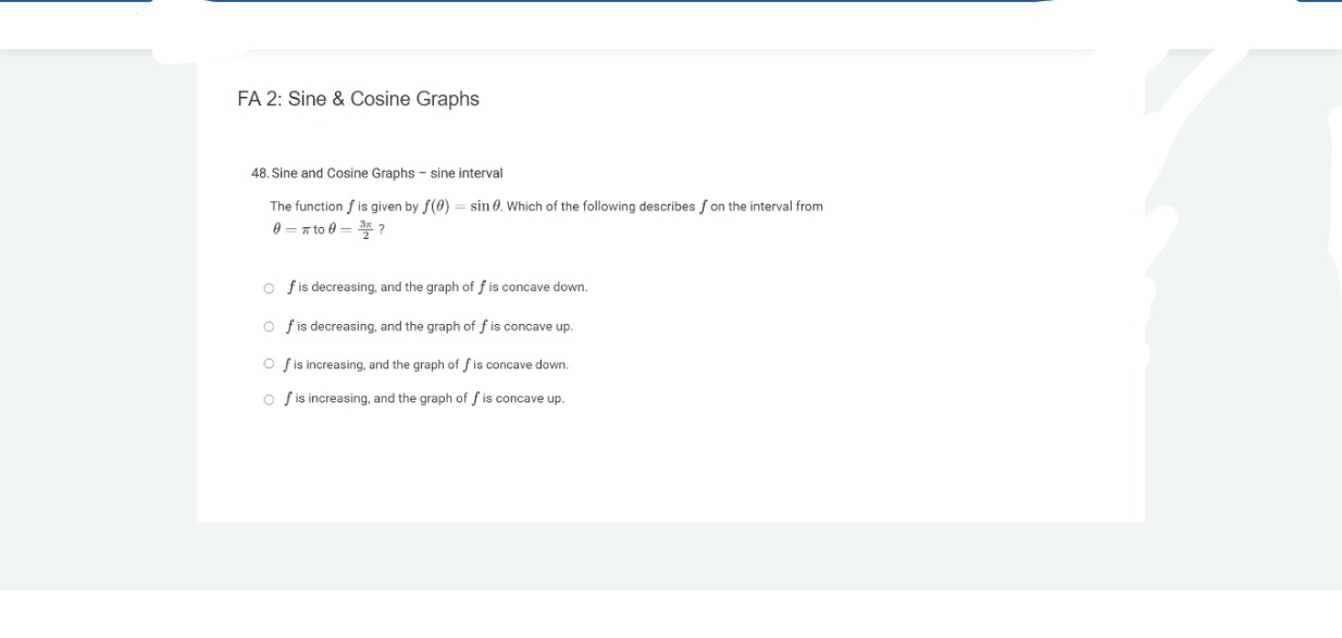 Solved FA 2: Sine & Cosine GraphsSine and Cosine Graphs - | Chegg.com