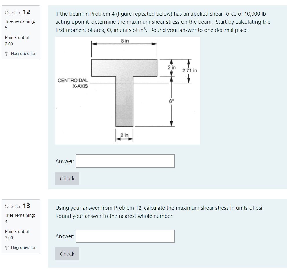 Solved Question 12 Tries remaining: 5 Points out of 2.00 | Chegg.com