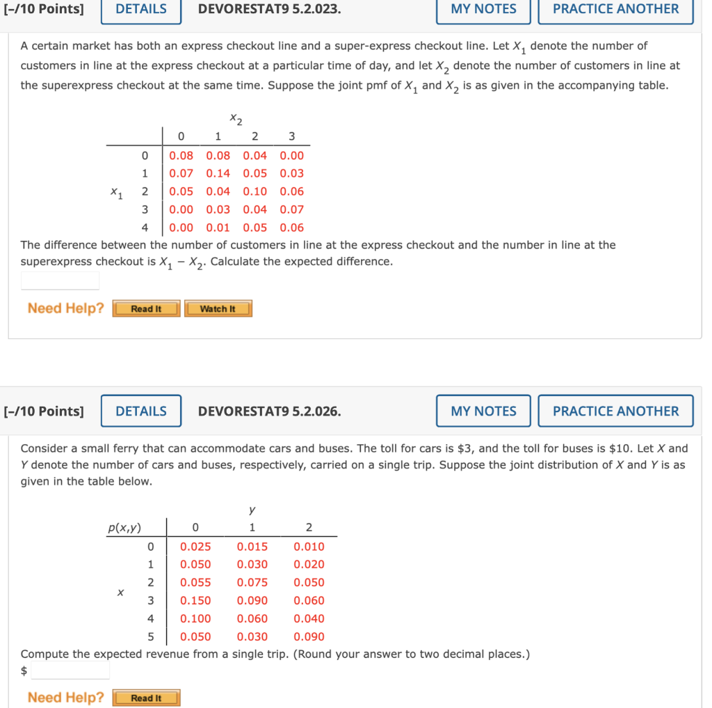Solved 12. [-/15 Points] DETAILS DEVORESTAT9 5.5.058. MY | Chegg.com