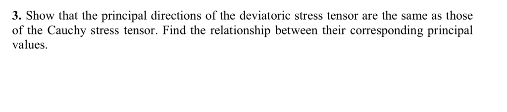 Solved 3. Show that the principal directions of the | Chegg.com