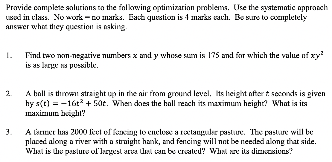 Solved This is an optimization question. If you can all | Chegg.com