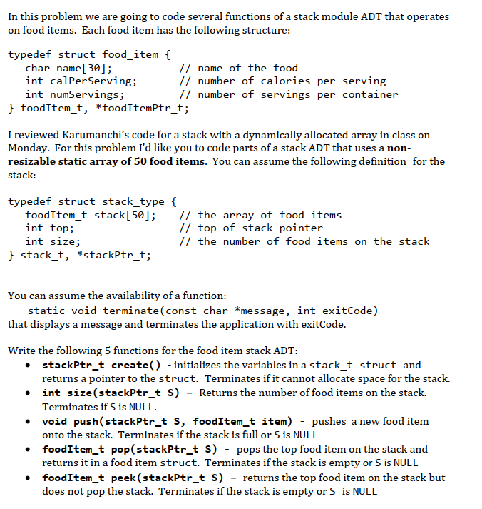 Solved In this problem we are going to code several | Chegg.com