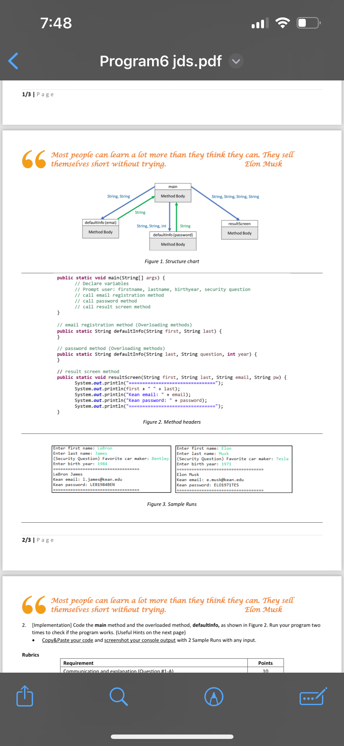 Solved 目 1 of 3 can learn a lot more than they think they | Chegg.com