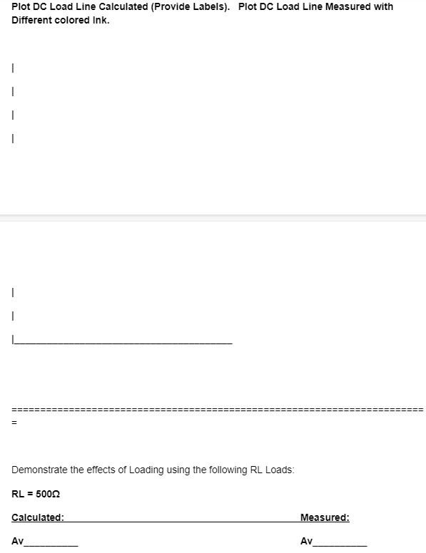 Solved 2) VDB Class A Amplifier. Using the Bdc measured | Chegg.com
