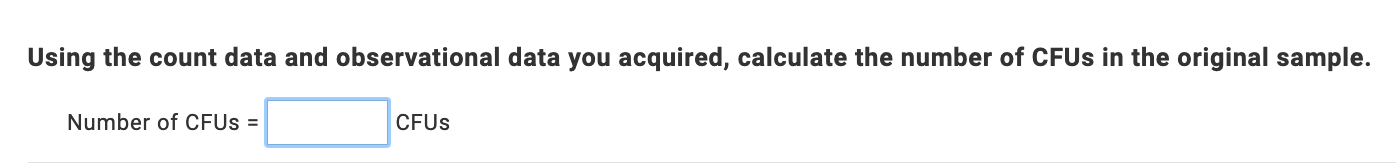 Solved Using The Count Data And Observational Data You