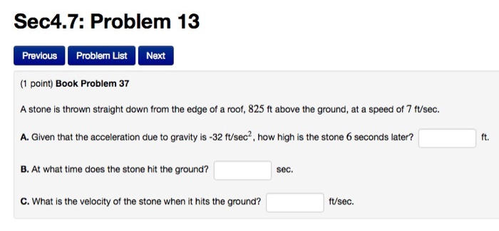 Solved Sec4.7: Problem 13 Previous Problem List Next (1 | Chegg.com