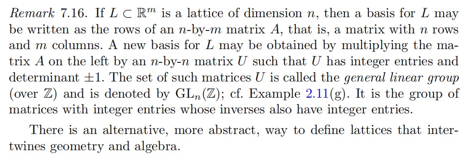 Solved 7.11. Recall from Remark 7.16 that the general linear | Chegg.com