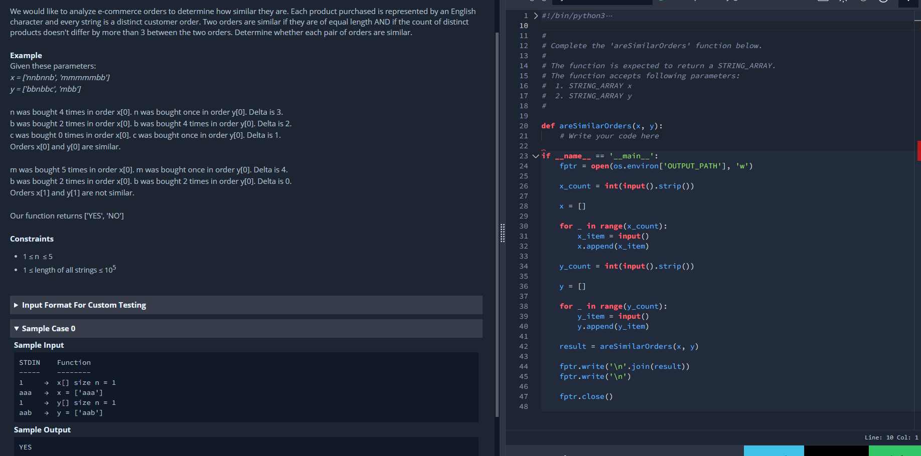 Solved We would like to analyze e-commerce orders to | Chegg.com