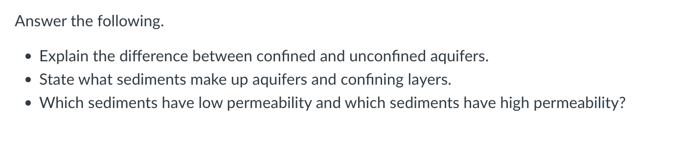 Solved Answer the following. - Explain the difference | Chegg.com