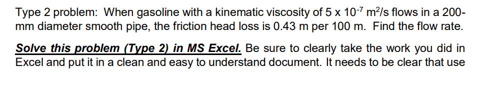 Solved Type 2 problem: When gasoline with a kinematic | Chegg.com