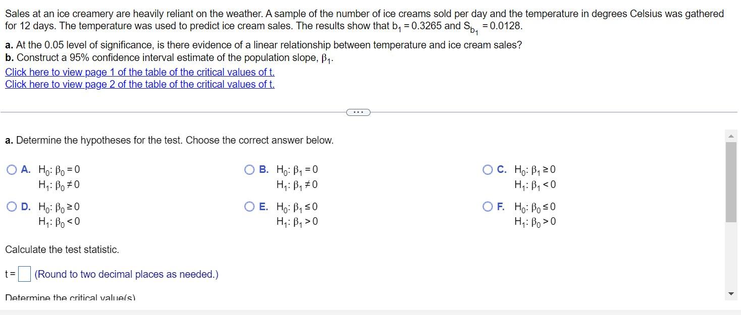 Solved Sales at an ice creamery are heavily reliant on the | Chegg.com