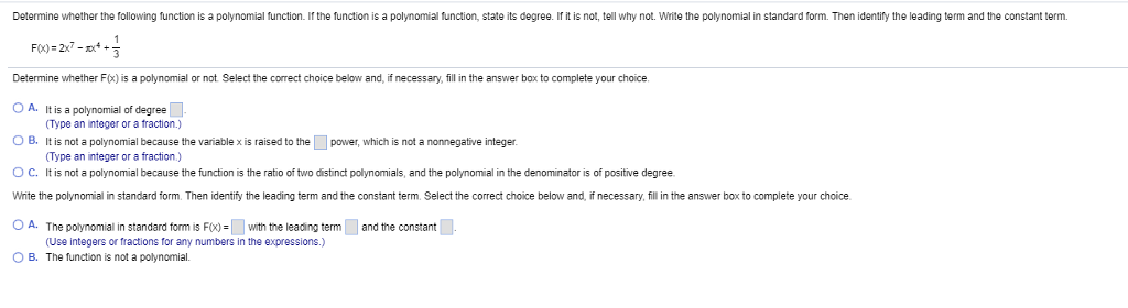Solved Determine Whether The Following Function Is A