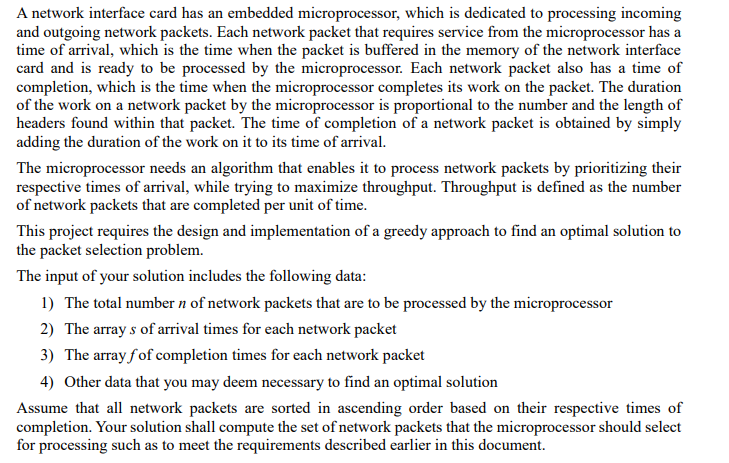 Solved A network interface card has an embedded | Chegg.com