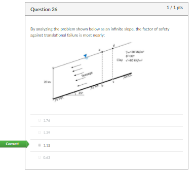 Solved Question 26 1/1 pts By analyzing the problem shown | Chegg.com