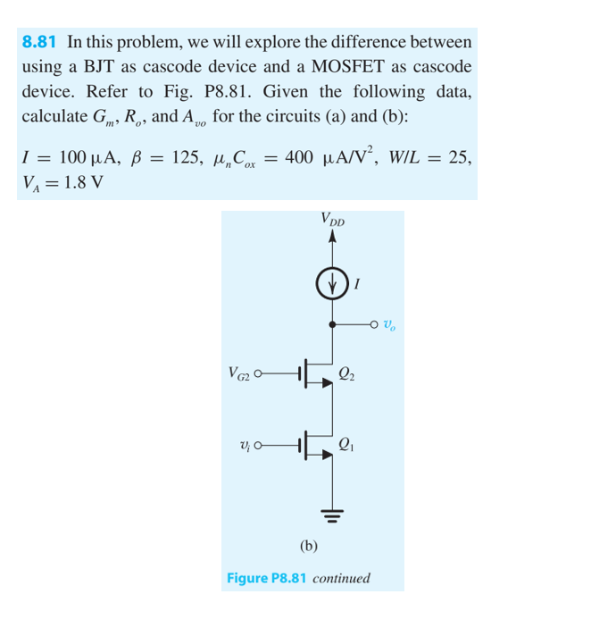 Solved 8.81 In this problem, we will explore the difference | Chegg.com