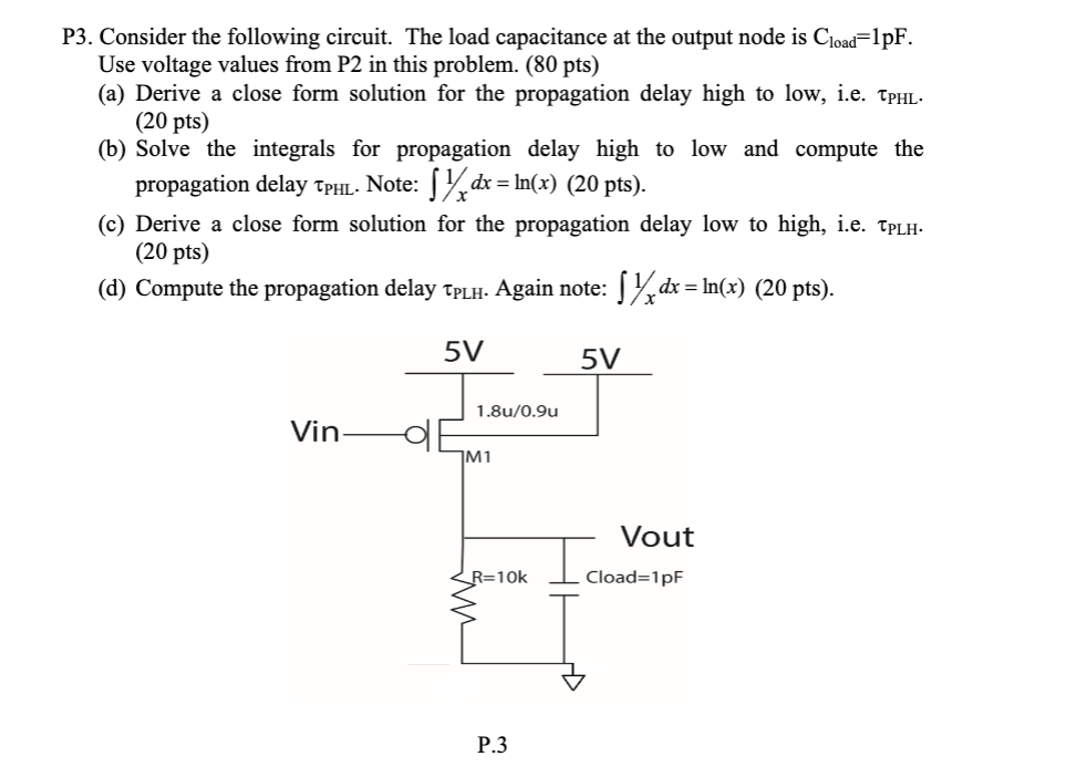 P3. Consider the following circuit. The load | Chegg.com
