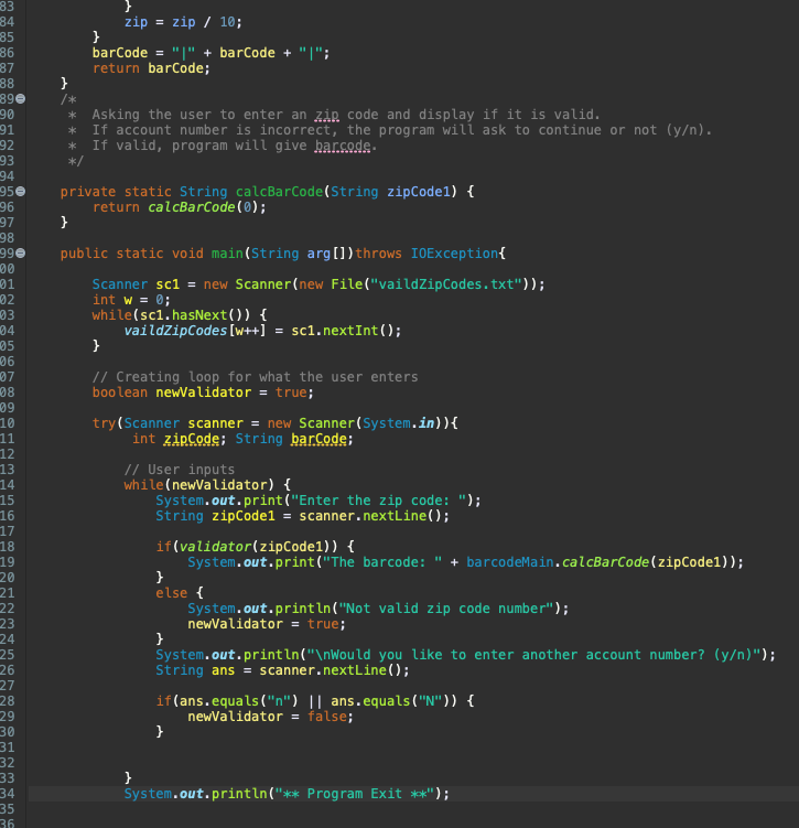 Solved 290 9 package Barcode; 100 import java.util.Scanner; | Chegg.com
