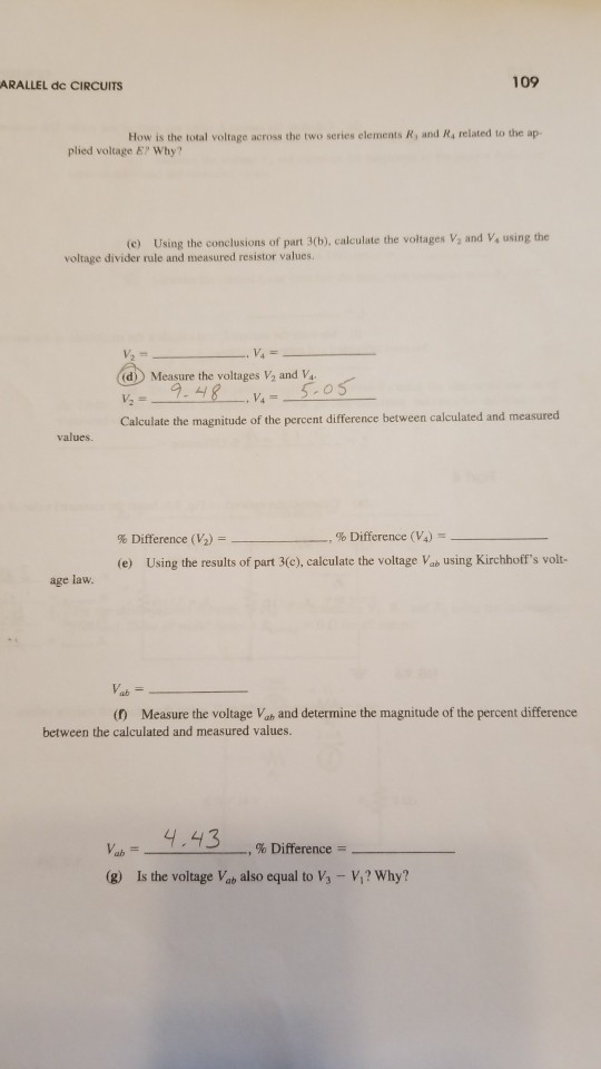 Solved art 3 Construct the series-parallel network of Fig. | Chegg.com