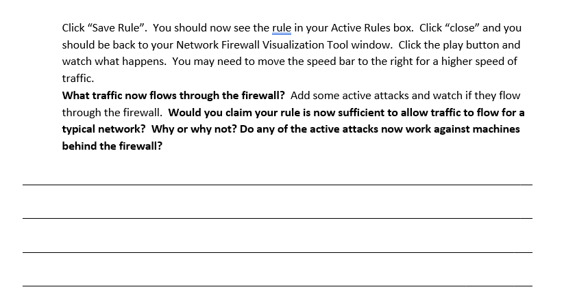 Solved Firewall Configuration 1. Start a new session by | Chegg.com