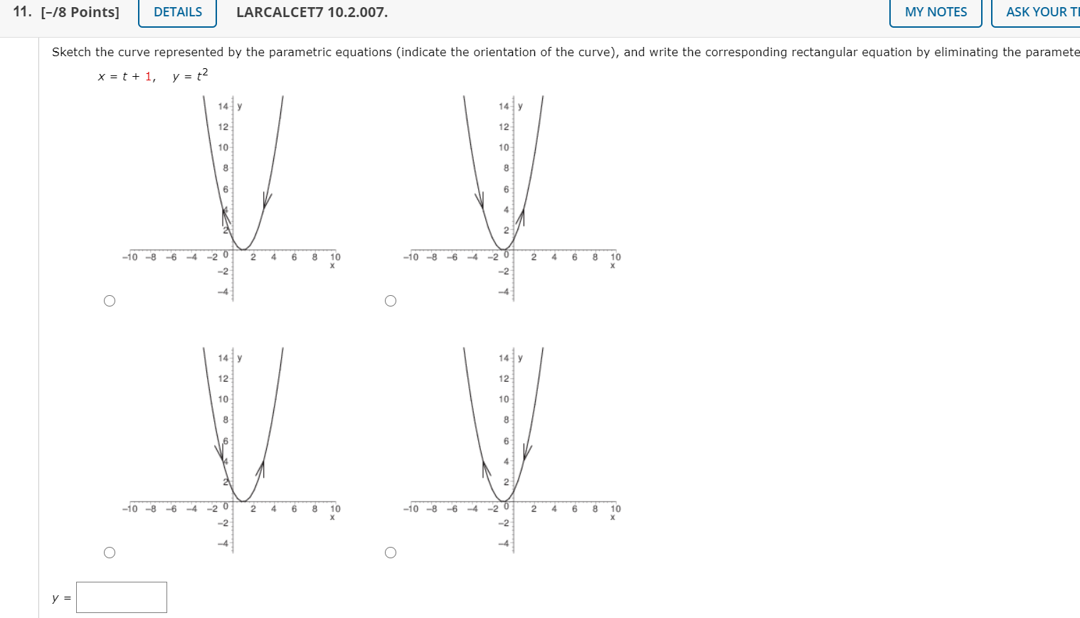 Solved Sketch the curve represented by the parametric | Chegg.com Solved Sketch the curve represented by the parametric | Chegg.com