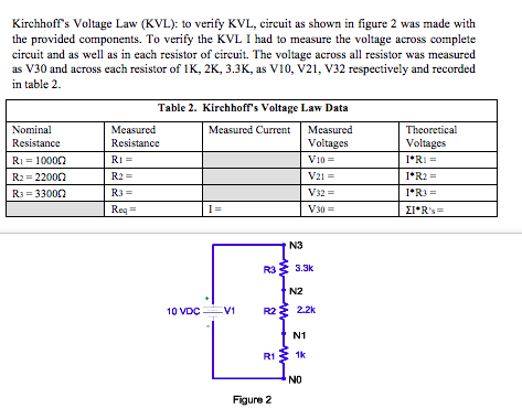 Solved Kirchhoff's Current Law (KCL): to verify KCL, circuit | Chegg.com