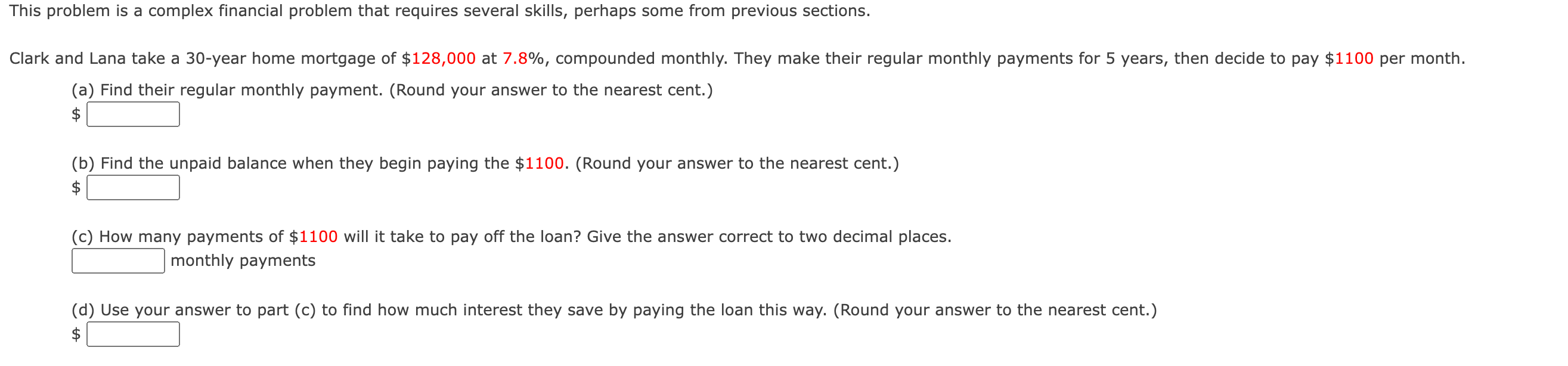 Solved This problem is a complex financial problem that | Chegg.com