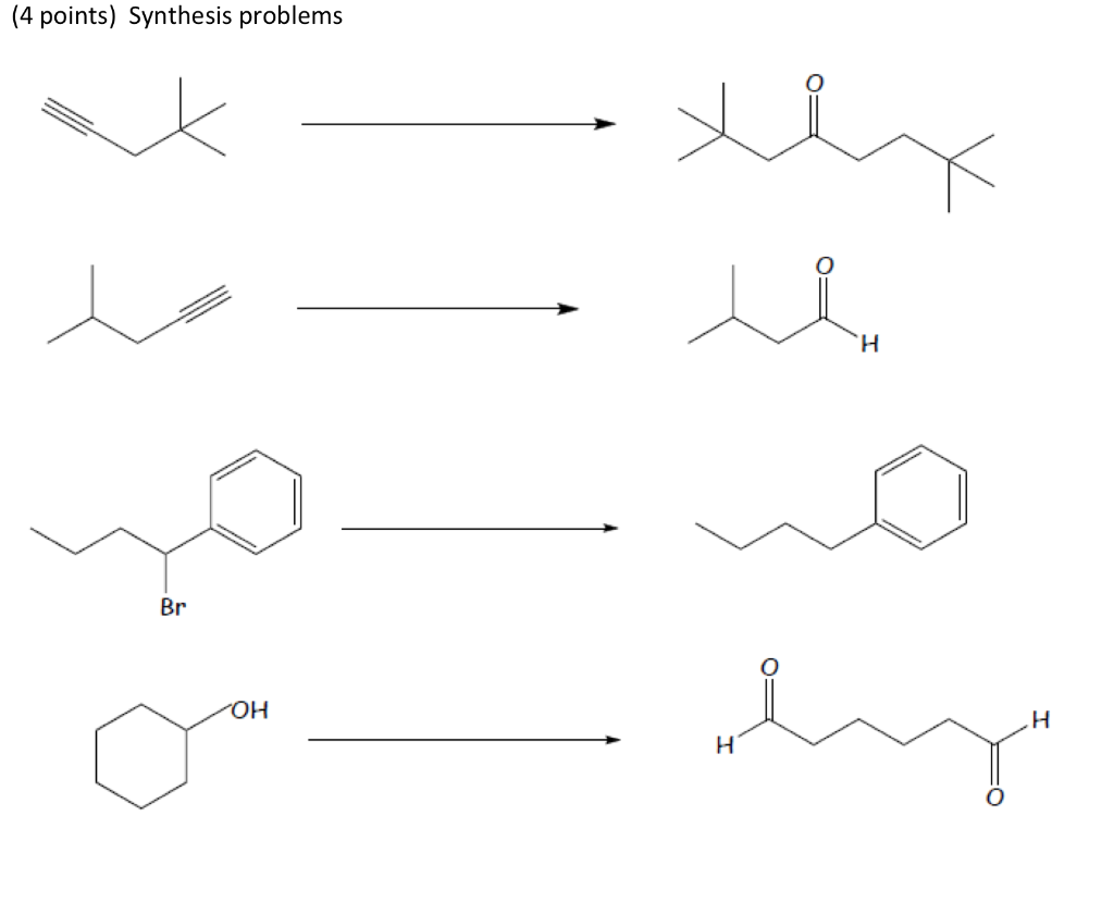 Solved (4 points) Synthesis problems | Chegg.com