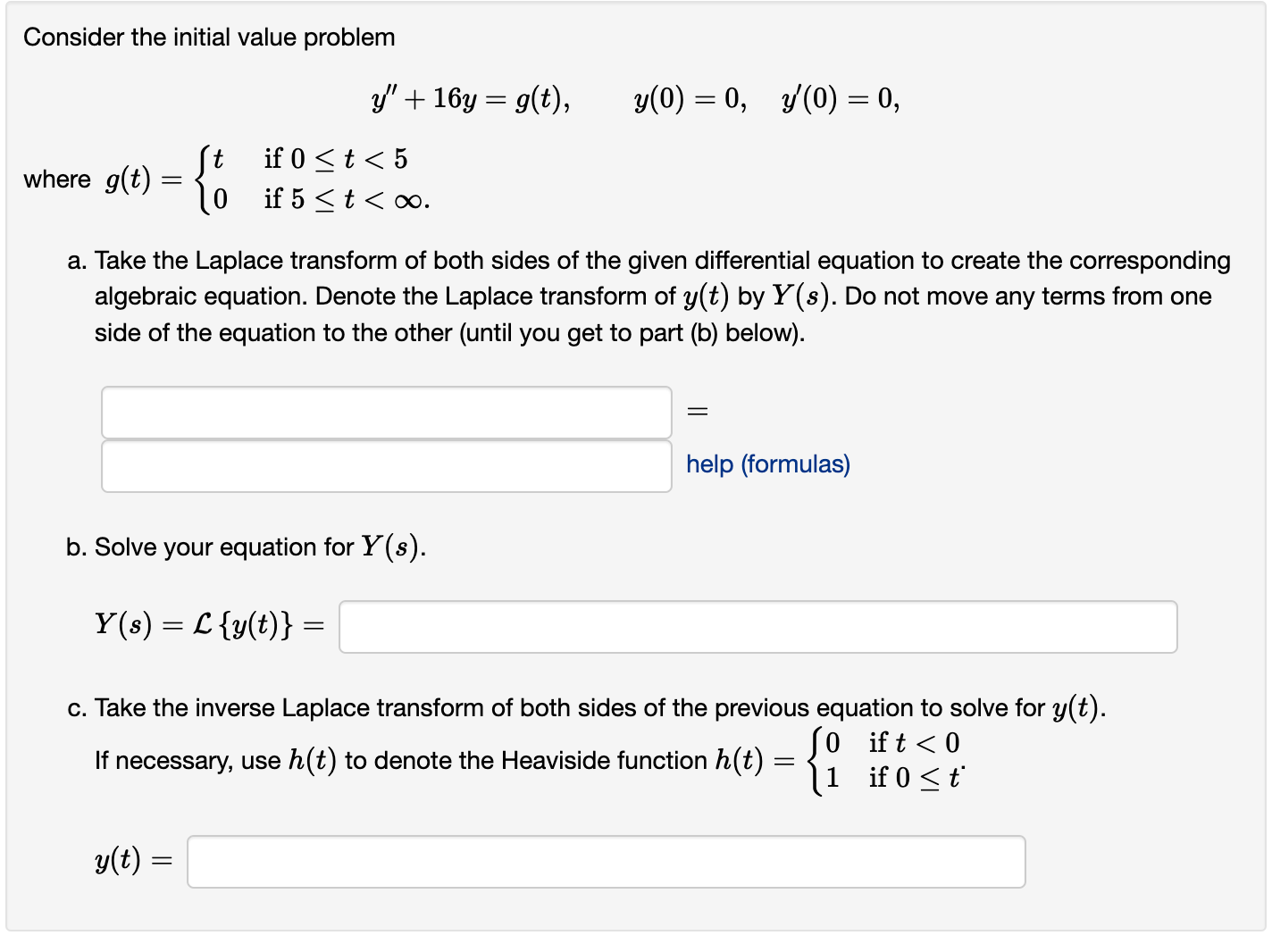 Solved Consider the initial value problem | Chegg.com