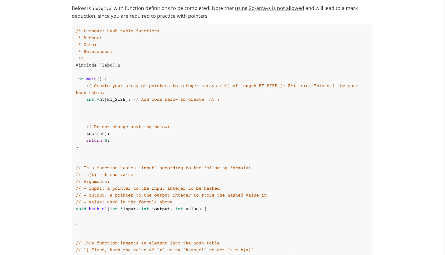 Solved I am attaching the photos of the code requirements | Chegg.com