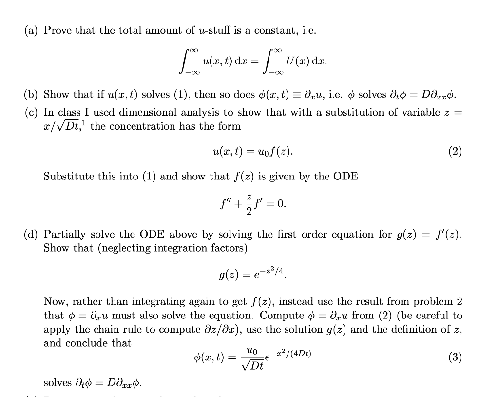 Solved [Heat equation solution] This is a multi-part problem | Chegg.com