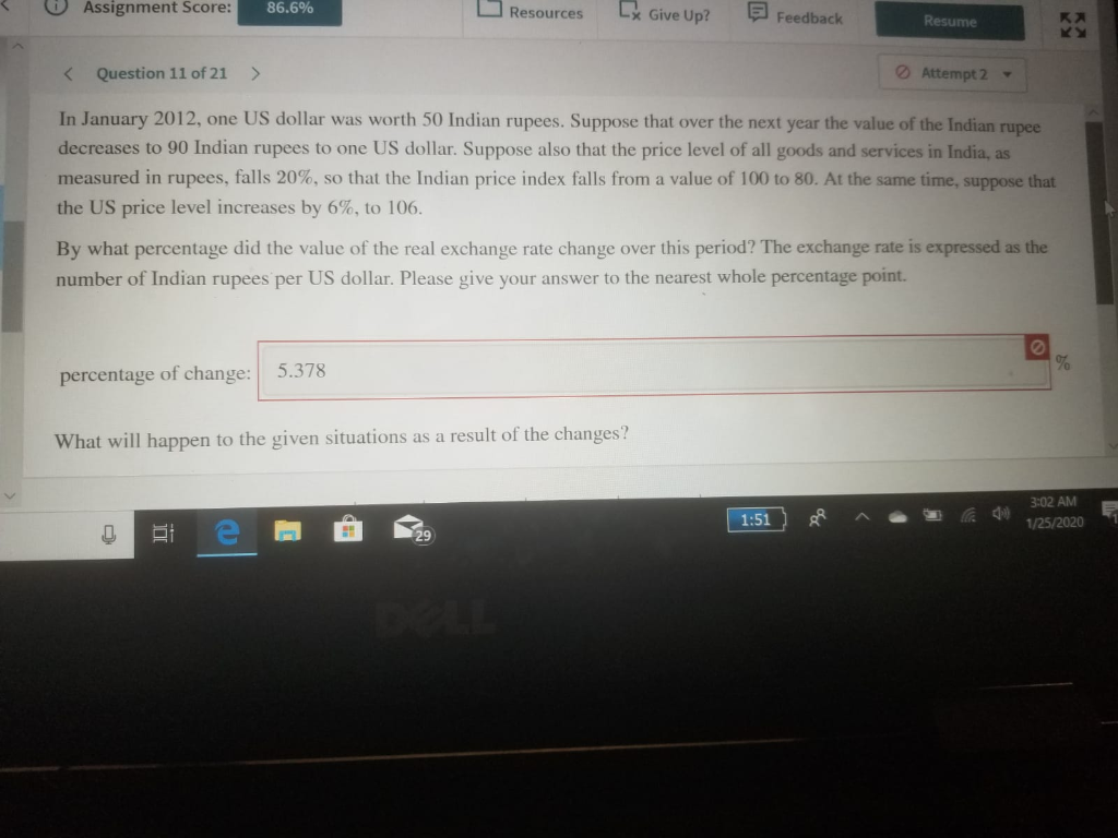 Solved Assignment Score: 86.6% Lx Give Up? E Feedback | Chegg.com