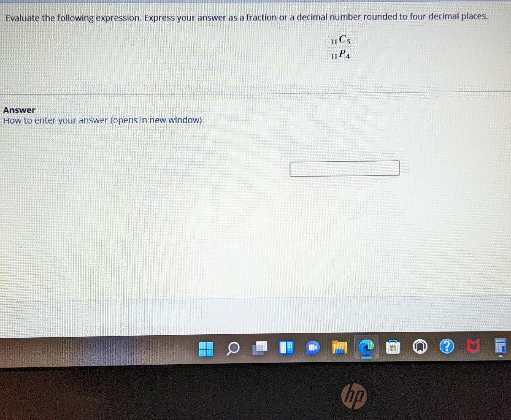 Evaluate the following expression. Express your | Chegg.com