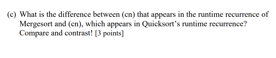 Solved (c) What is the difference between (cn) that appears | Chegg.com Solved (c) What is the difference between (cn) that appears | Chegg.com